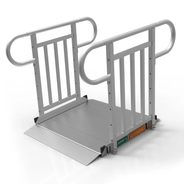 3' L x 3' W EZ-ACCESS® GATEWAY™ 3G Aluminum Wheelchair Access Ramp with ...