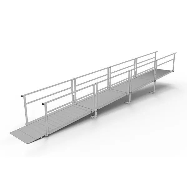Silver Spring Clearway 24' Straight Ramp for Entryway | Mobility Mart