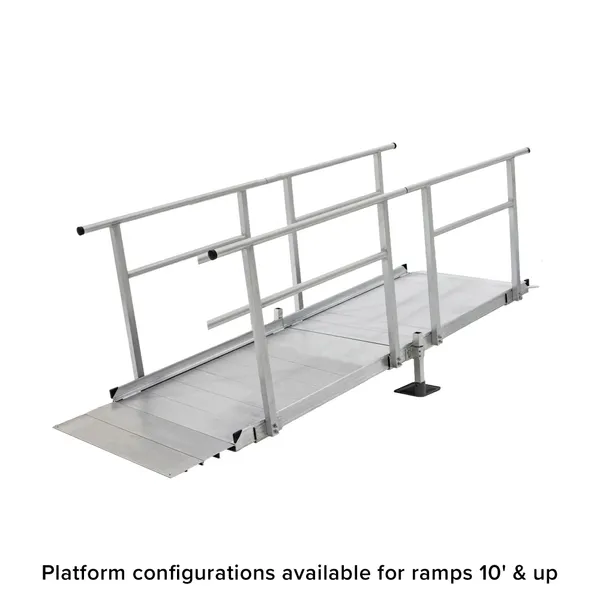 Silver Spring Clearway 8' Straight Modular Ramp | Mobility Mart